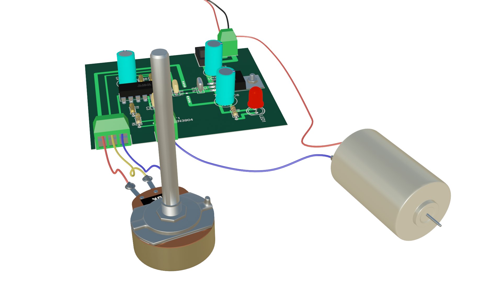 3D ELECTRONIC CIRCUIT Model - TurboSquid 1863711