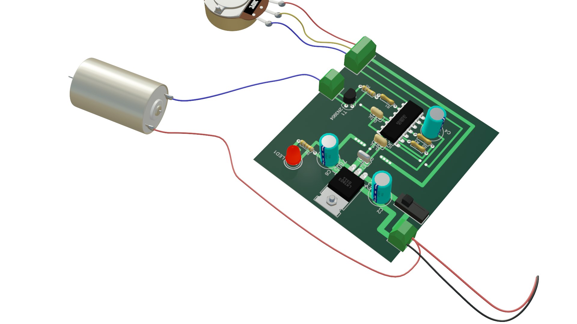3D ELECTRONIC CIRCUIT Model - TurboSquid 1863711