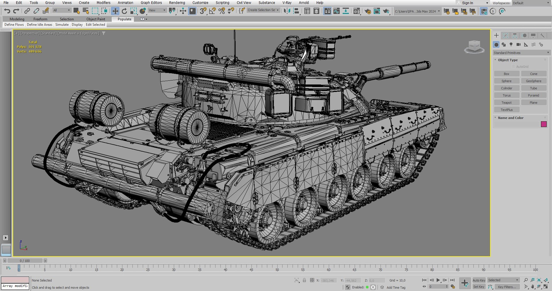 T-80UD Main Battle Tank 3D - TurboSquid 2275319