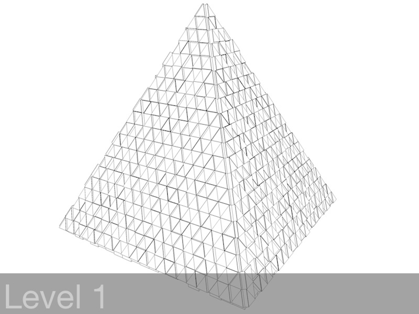 3d Sci-fi Shapes - Pyramid