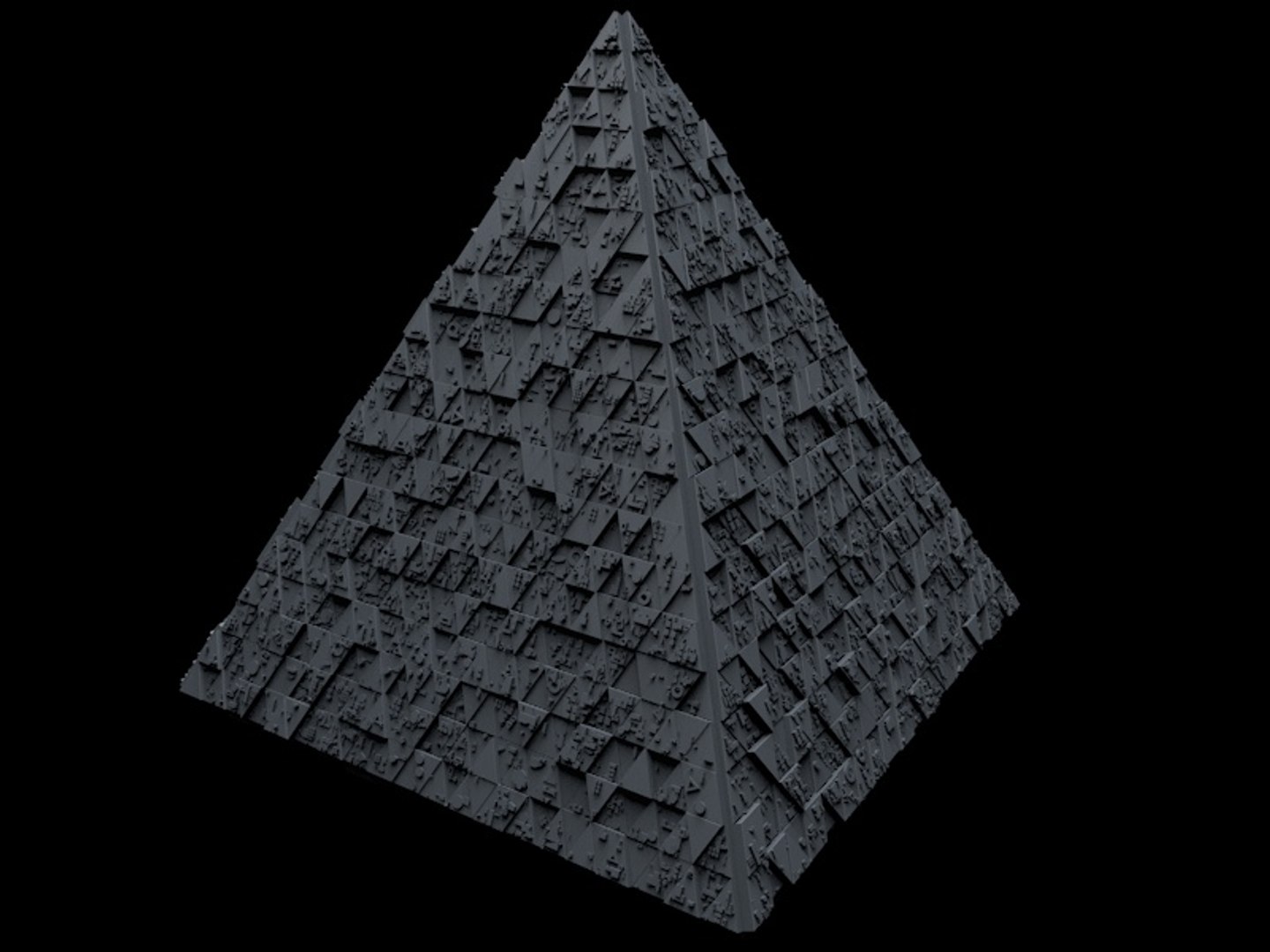 3d Sci-fi Shapes - Pyramid