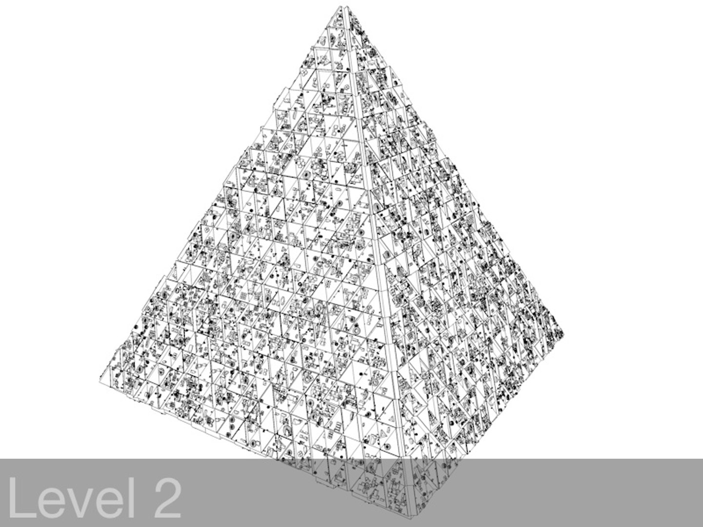 3d Sci-fi Shapes - Pyramid