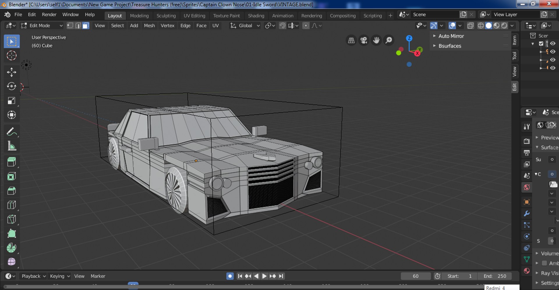 Car vintage games 3D model - TurboSquid 1587033