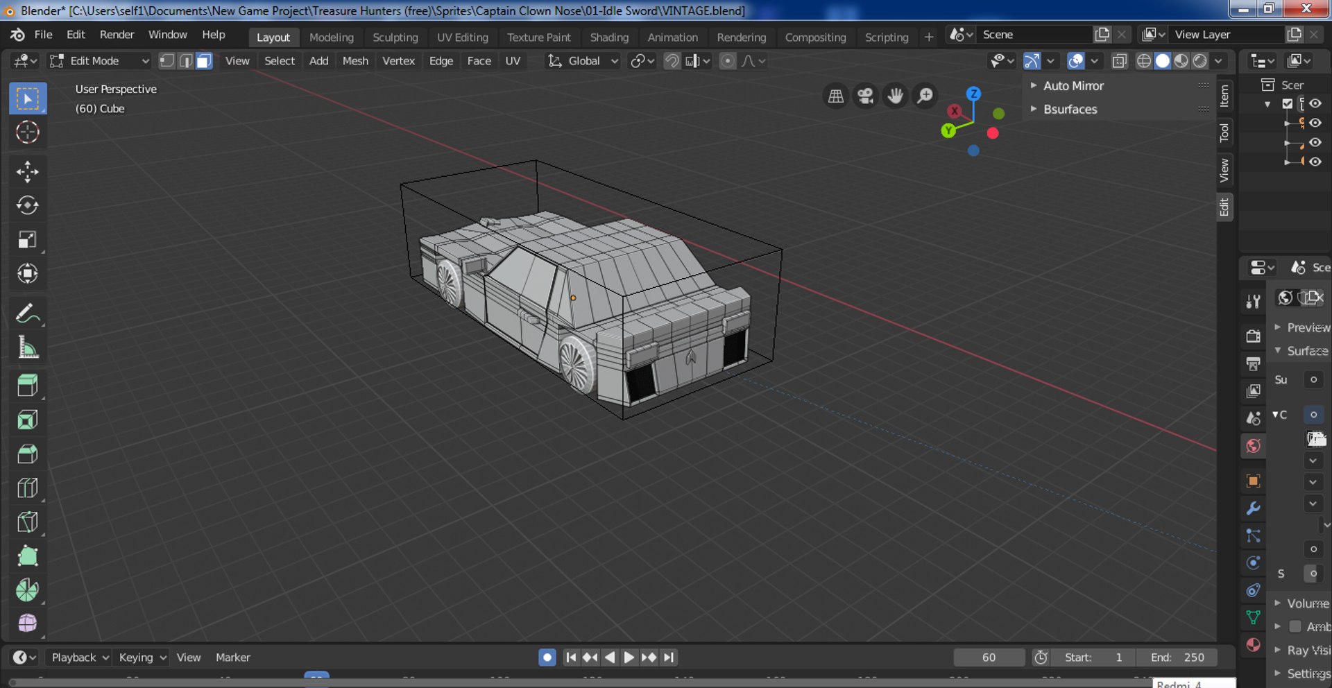 Car vintage games 3D model - TurboSquid 1587033