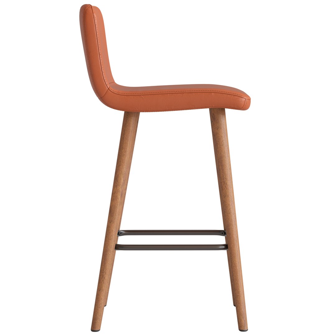 Temple And Webster Tan Faux Barstool Model - TurboSquid 2176093
