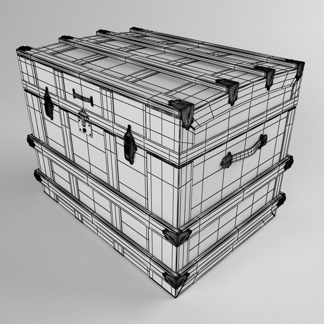 3d Antique Chest