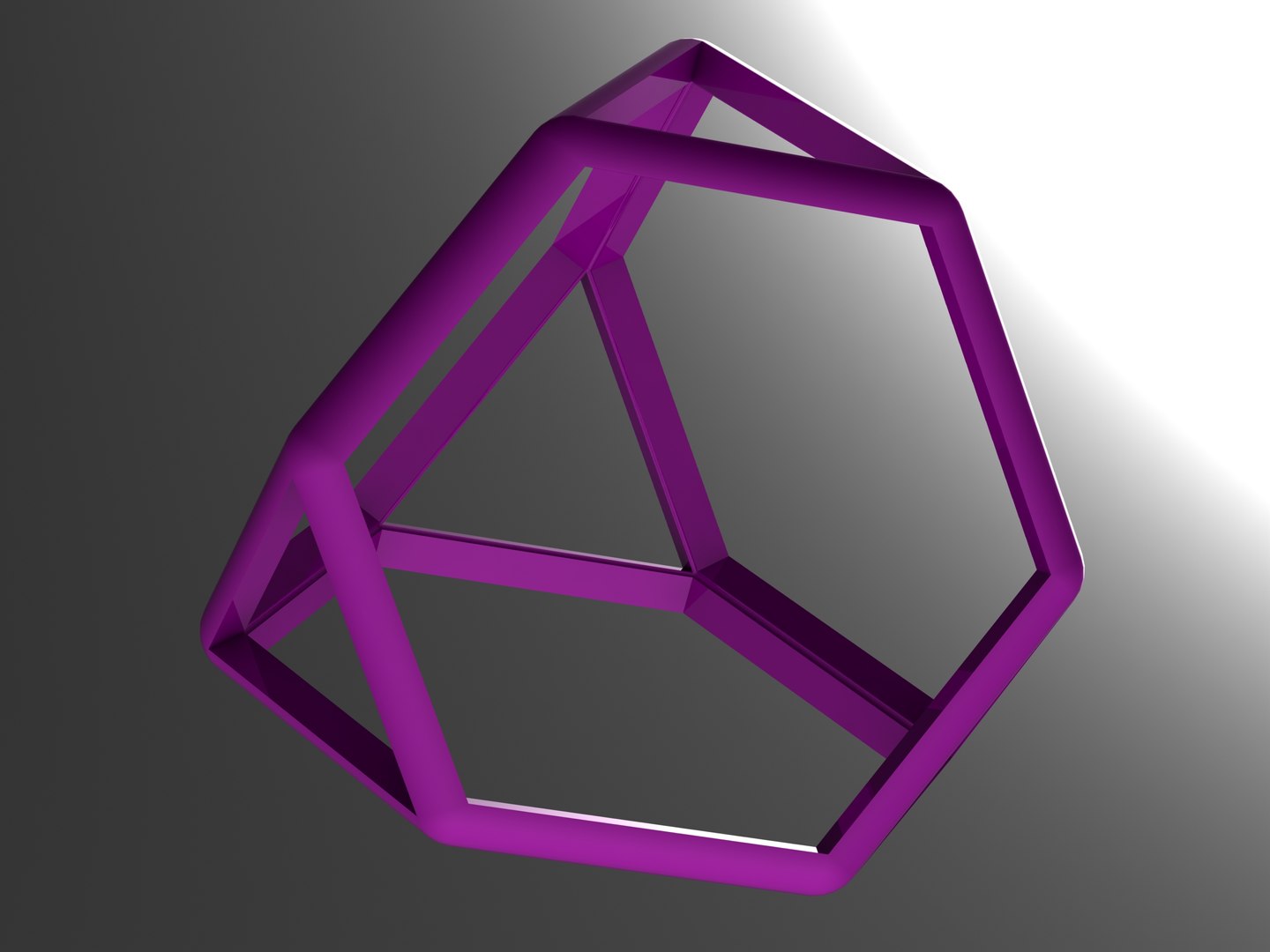 Wireframe Shape Truncated Tetrahedron 3D Model - TurboSquid 2176037