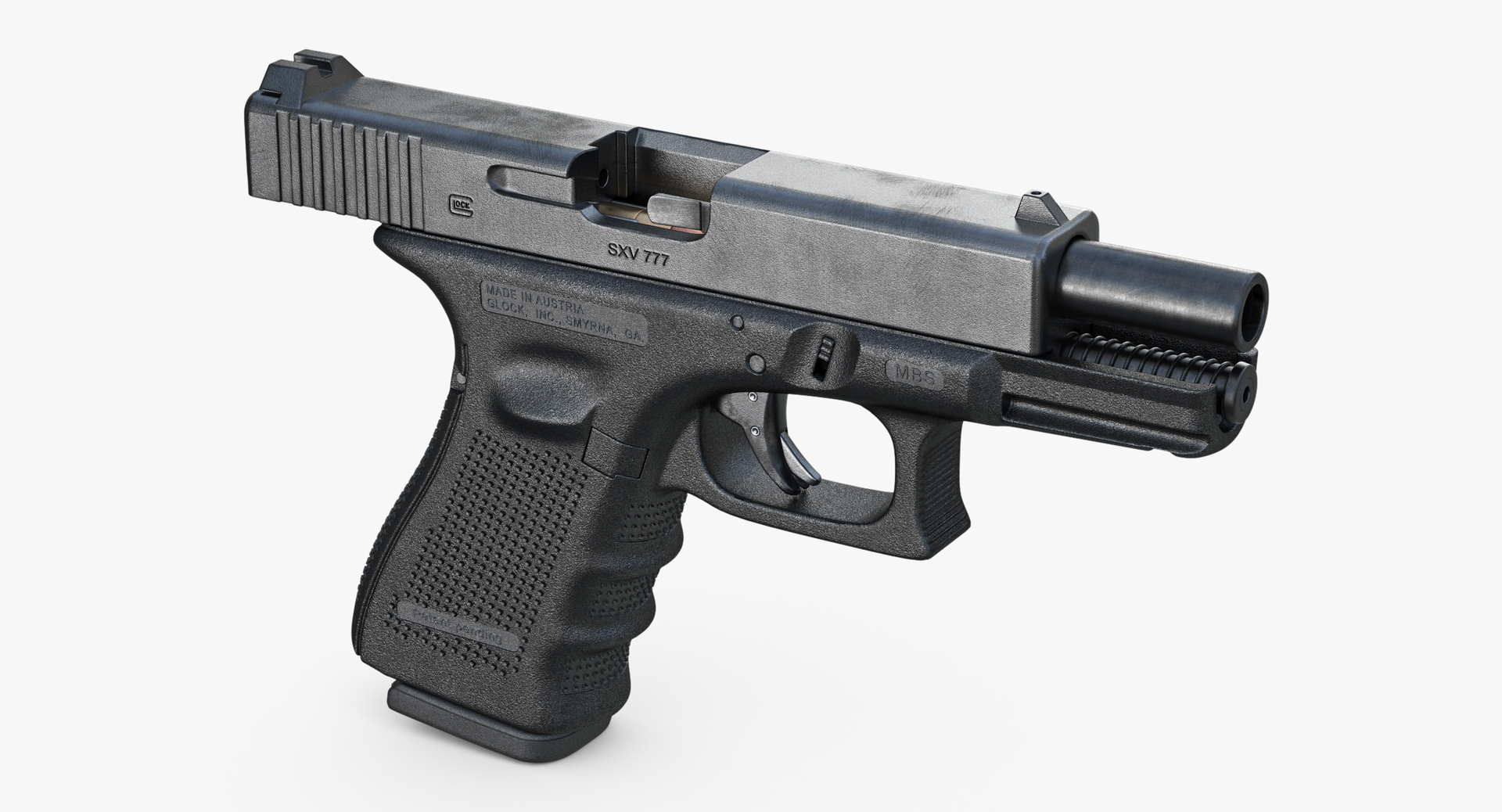 modelo 3d Pistola Glock 19 Gen 4 - TurboSquid 1096944