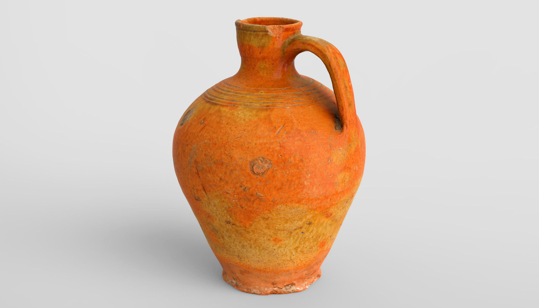 3D Model Old Clay Jug - TurboSquid 2062039