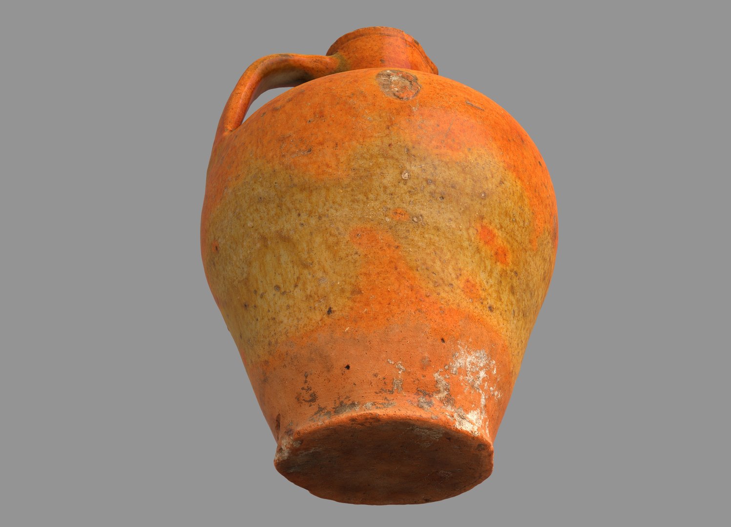 3D Model Old Clay Jug - TurboSquid 2062039