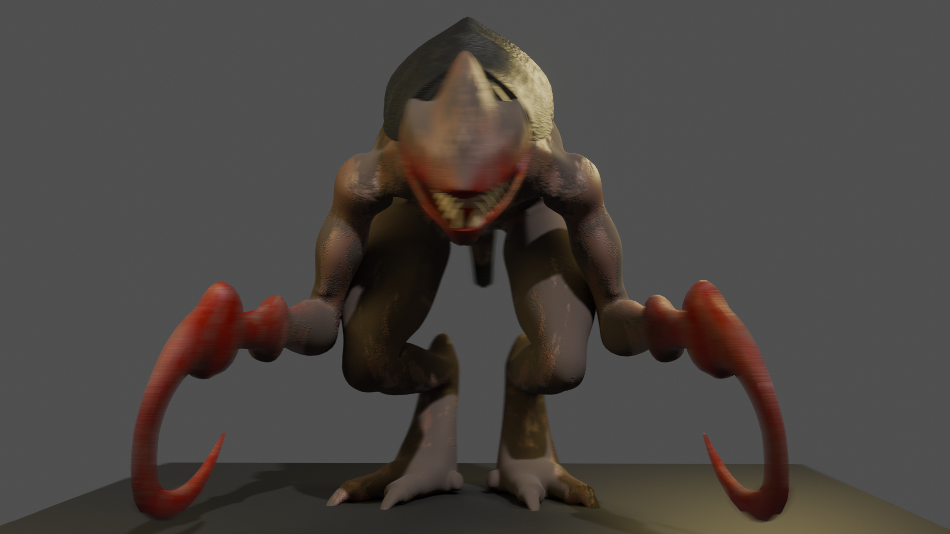 3D Model Scarab Meele Berserker Monster Creature - TurboSquid 2238190