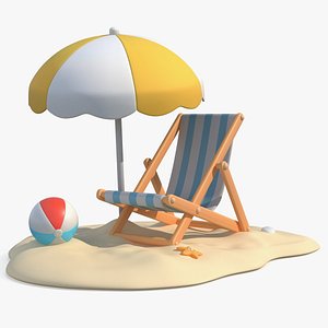 Download Free & Premium Cartoons Beaches 3D Models | TurboSquid