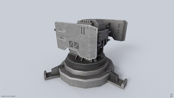 modelo 3d Torreta prototipo - TurboSquid 2148116