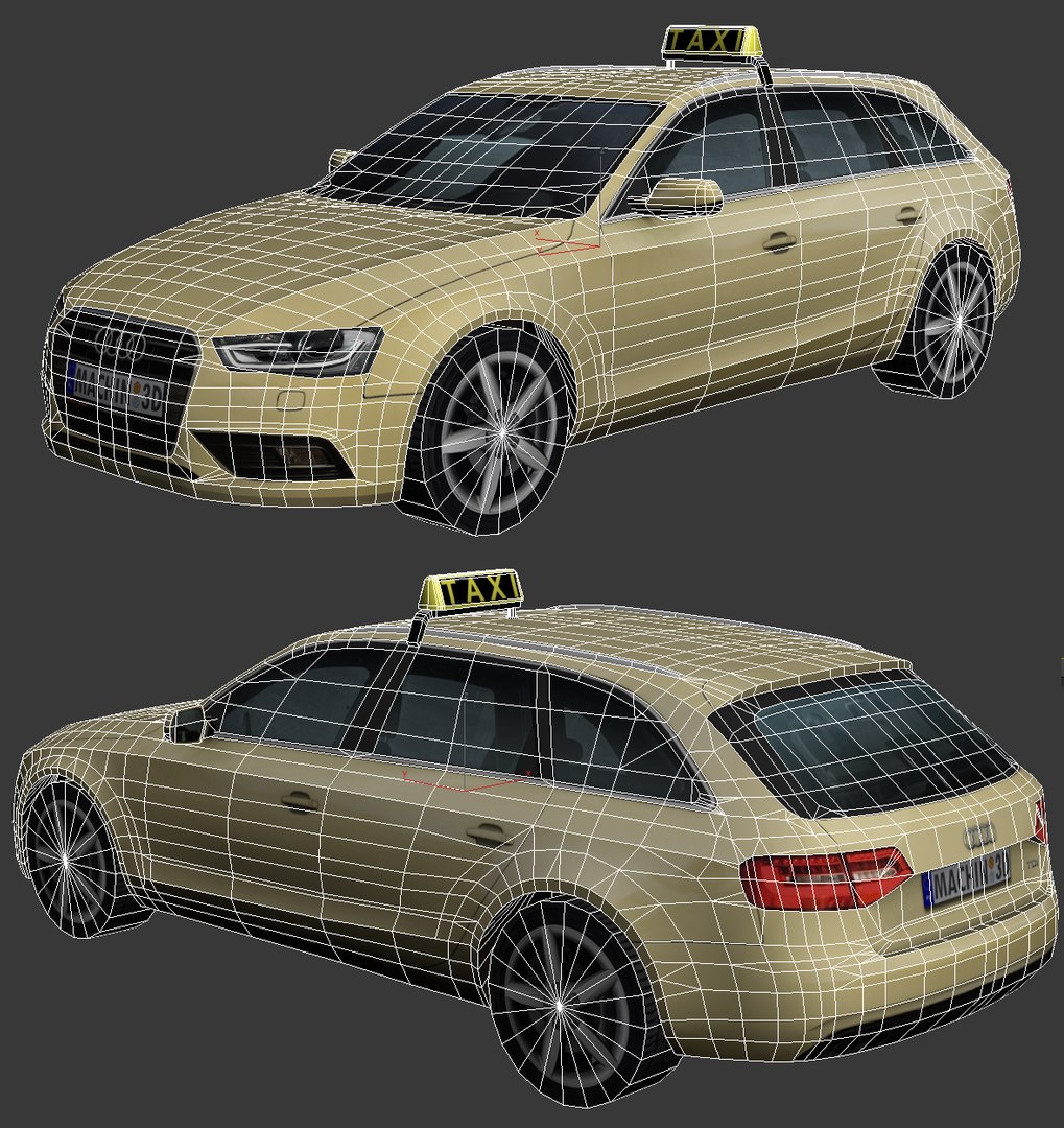 2013 Audi A4 Avant 3d Model