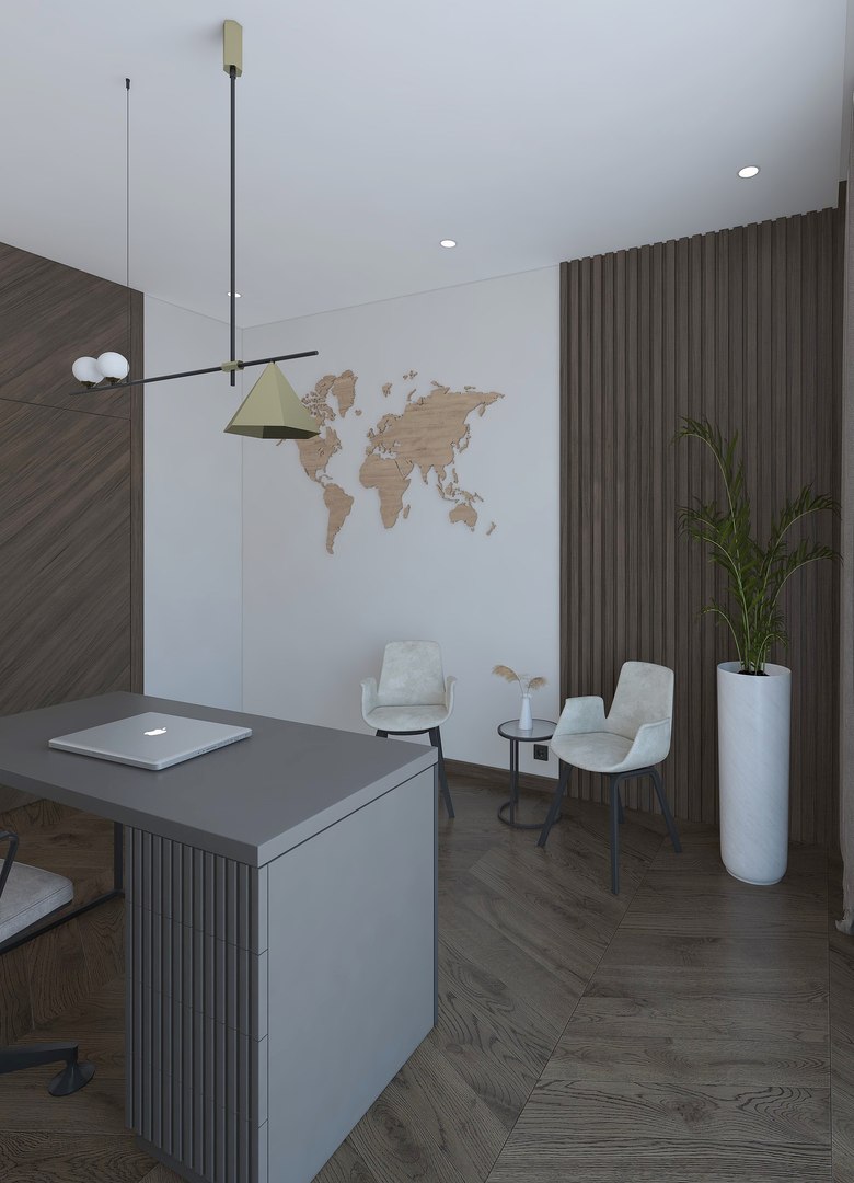 Wonderful spacious workroom 3D model - TurboSquid 1738326