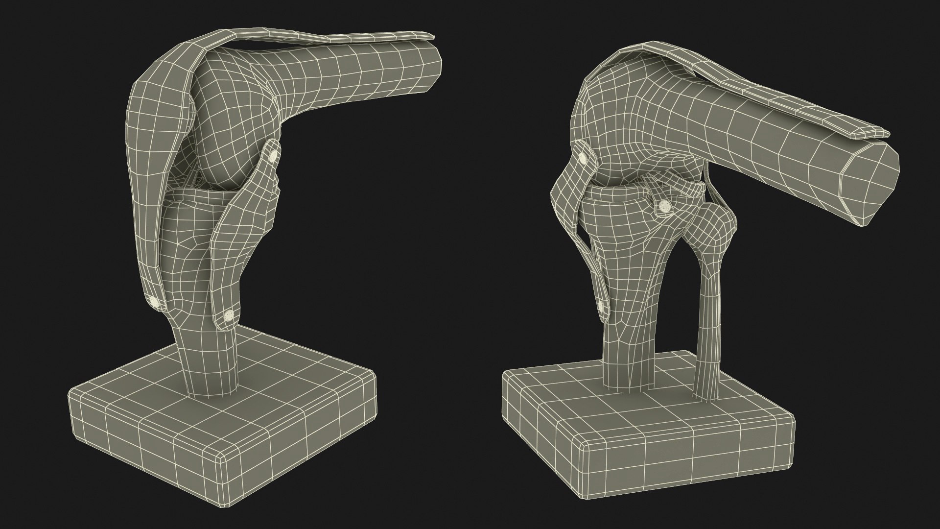 3D Knee Joint Model In Flexed Position - TurboSquid 2279792