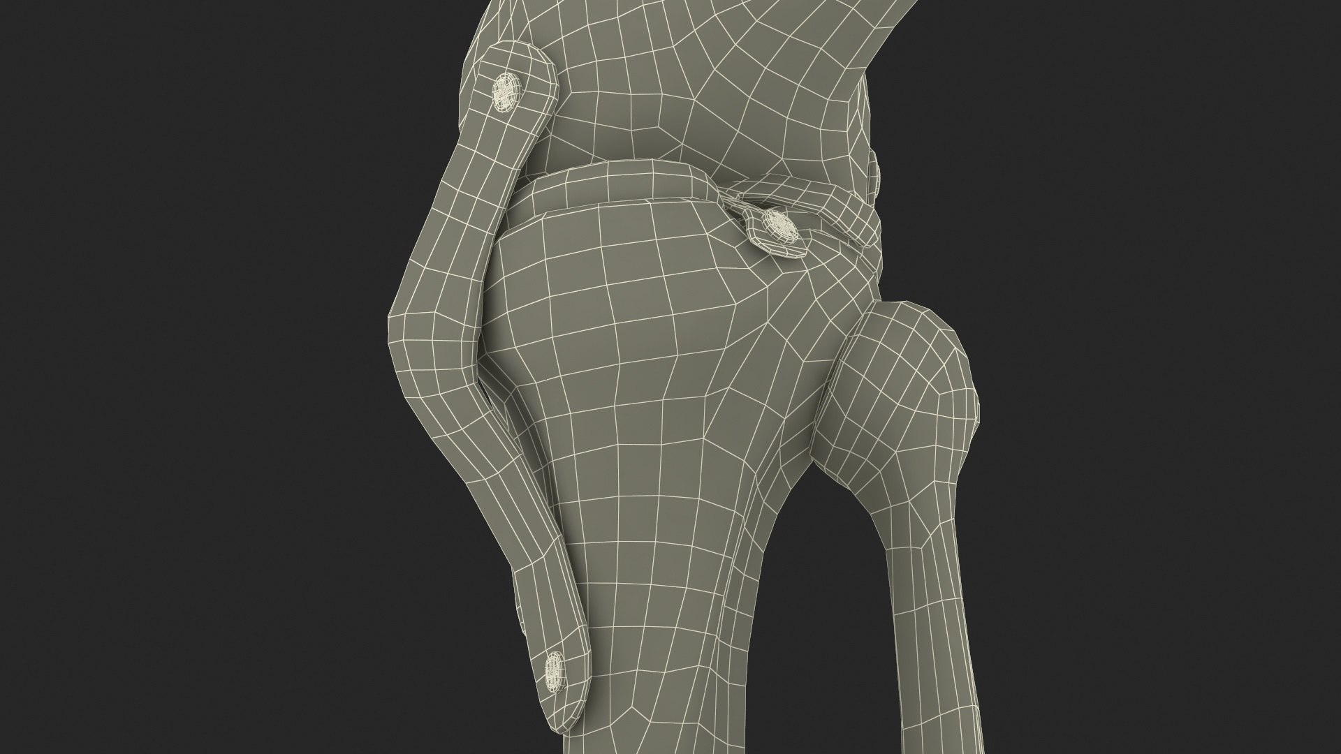 3D Knee Joint Model In Flexed Position - TurboSquid 2279792