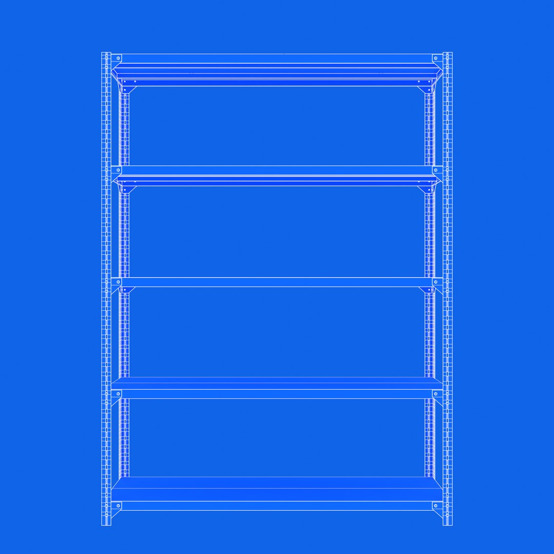 3D model storage rack - TurboSquid 1613569