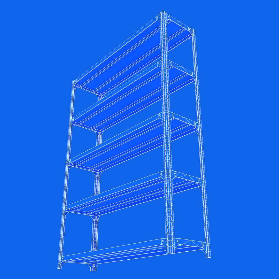 3D model storage rack - TurboSquid 1613569