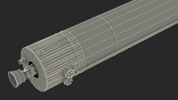 Stage carrier rocket 3D model - TurboSquid 1591992