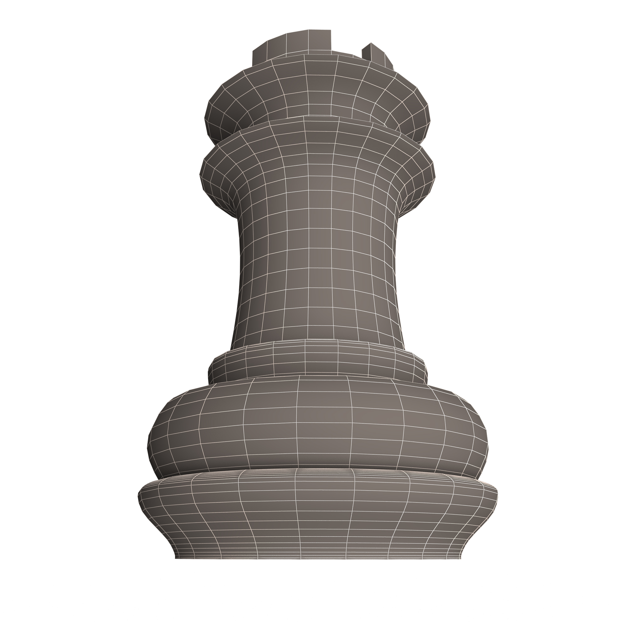 3D 3D Wooden Chess Rook model - TurboSquid 1812909