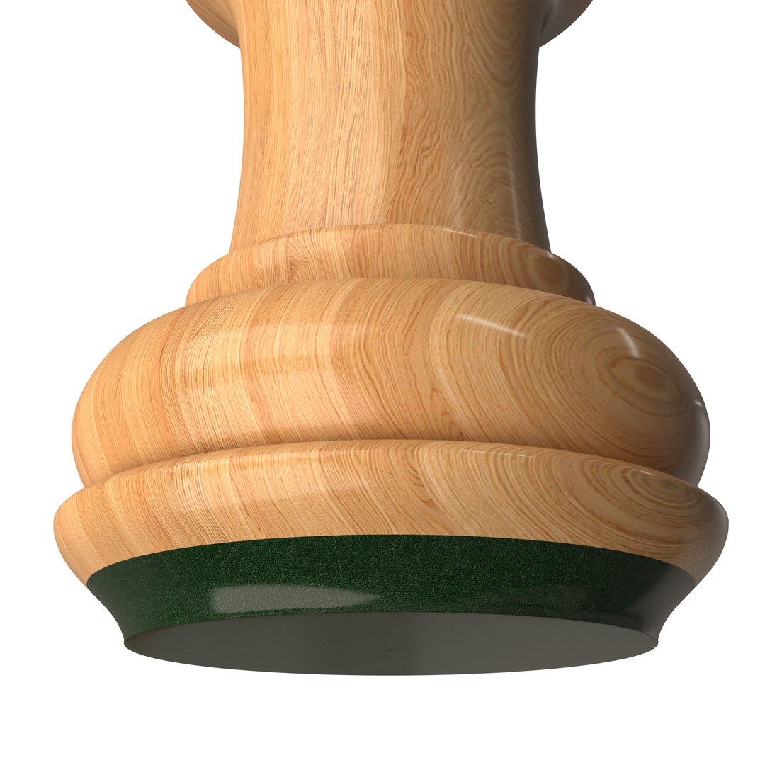 3D 3D Wooden Chess Rook Model - TurboSquid 1812909