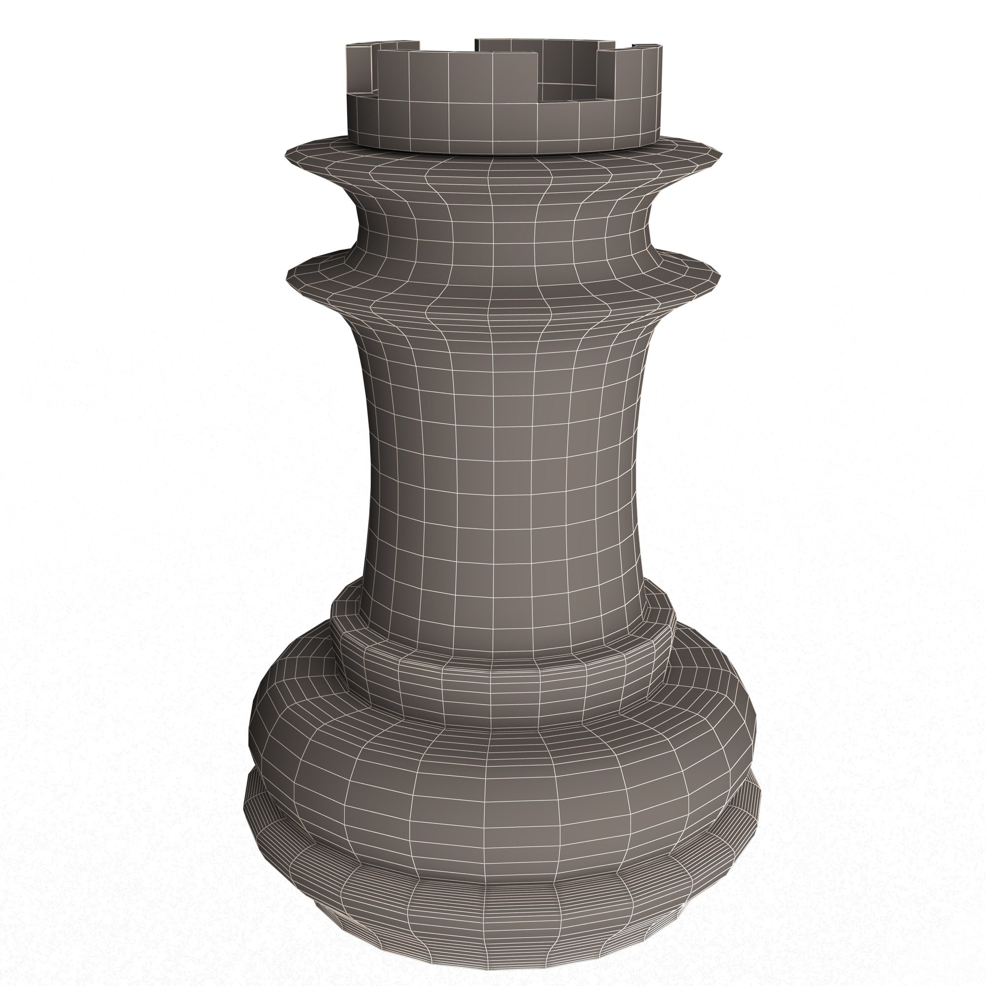 3D 3D Wooden Chess Rook model - TurboSquid 1812909