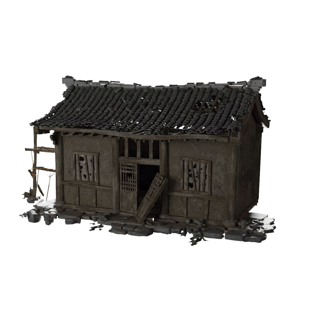 3D Model Chinese Old House - TurboSquid 2175984