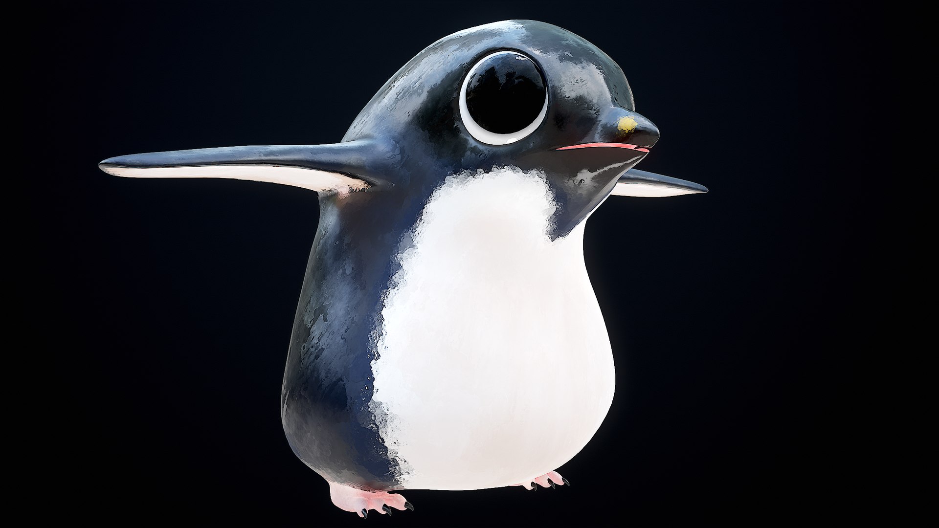 Cartoon Penguin Character Rigged PBR model - TurboSquid 2043204