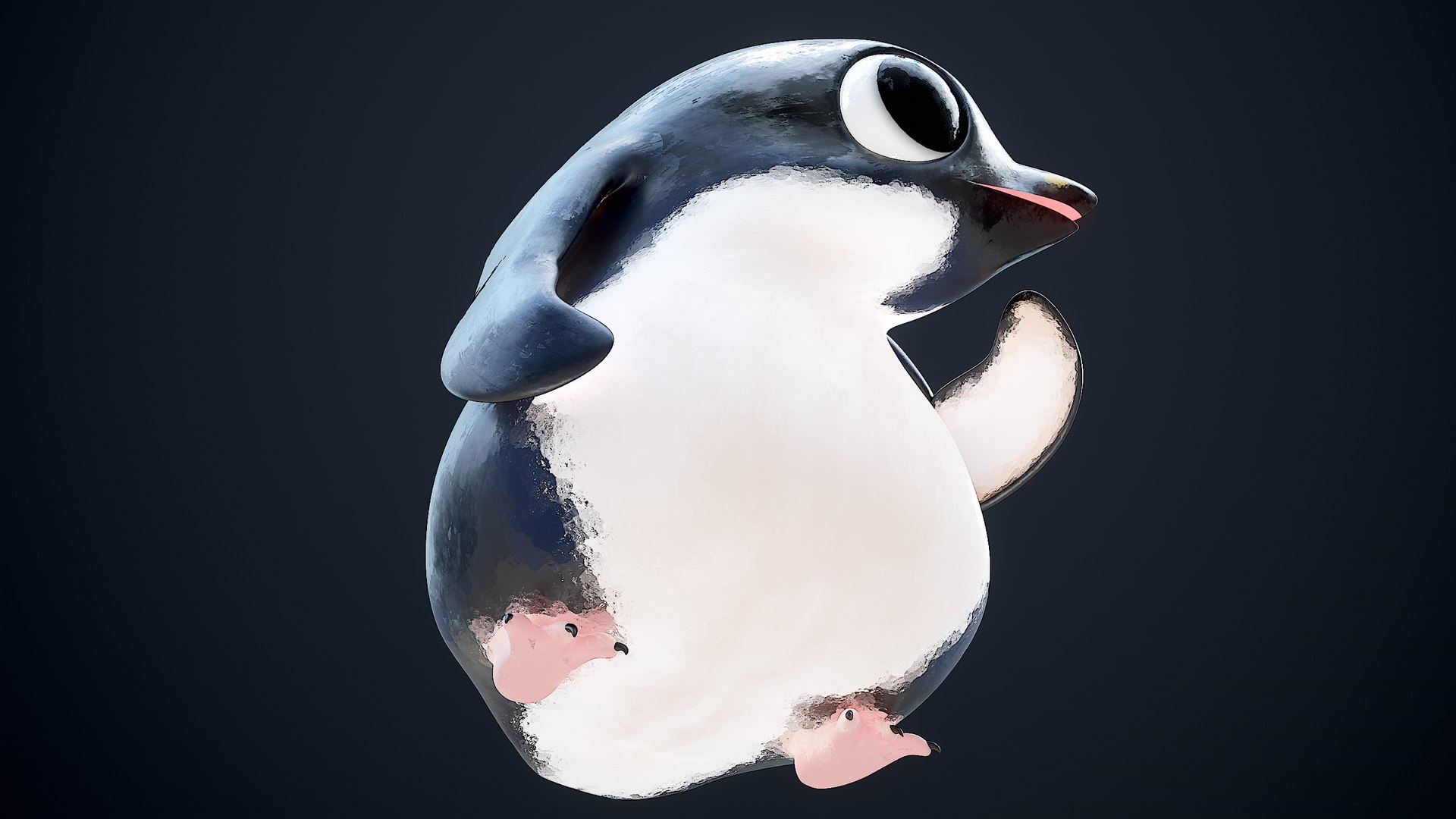 Cartoon Penguin Character Rigged PBR model - TurboSquid 2043204