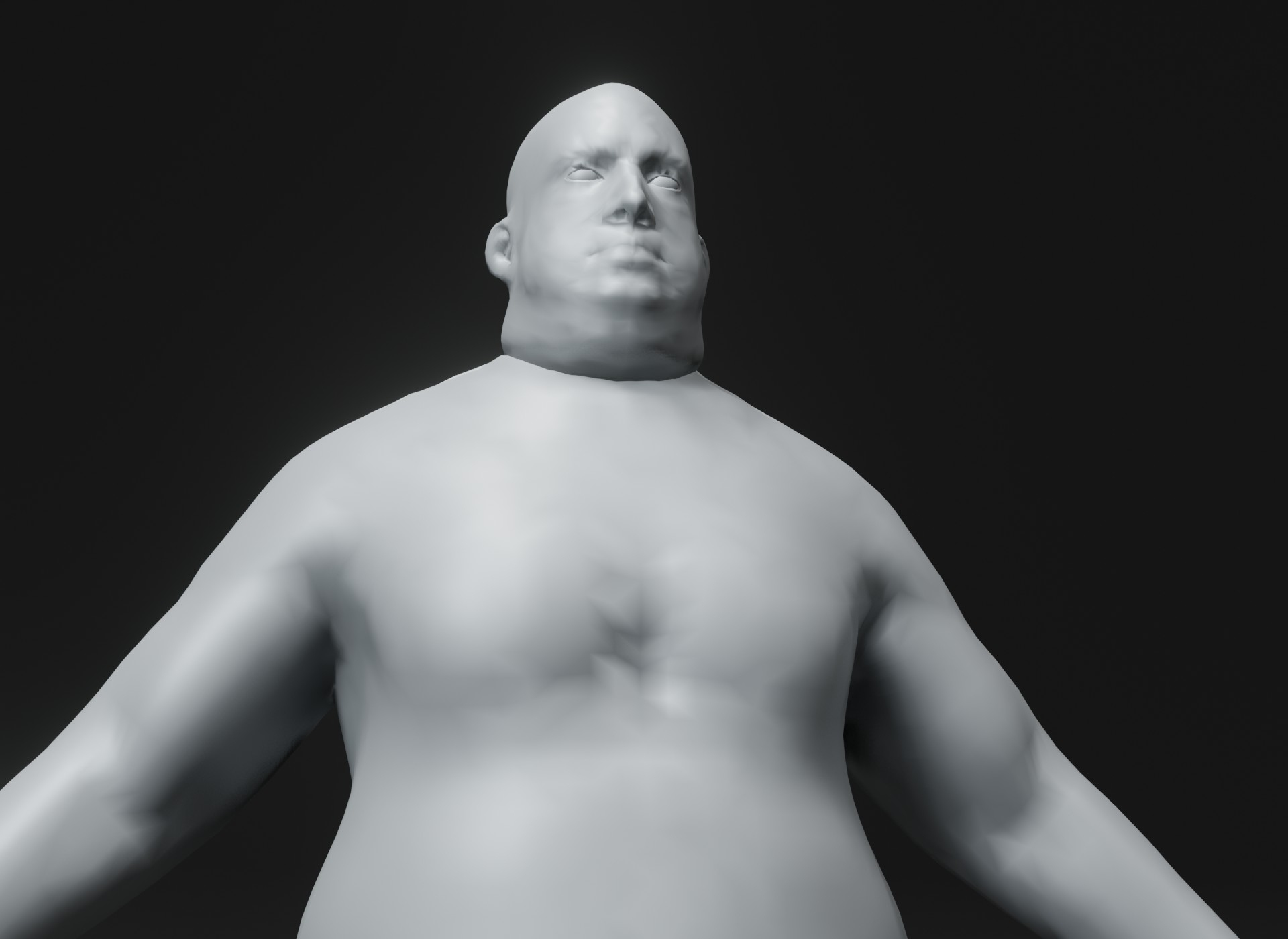 3D Male Body Fat Base Mesh model - TurboSquid 1762831