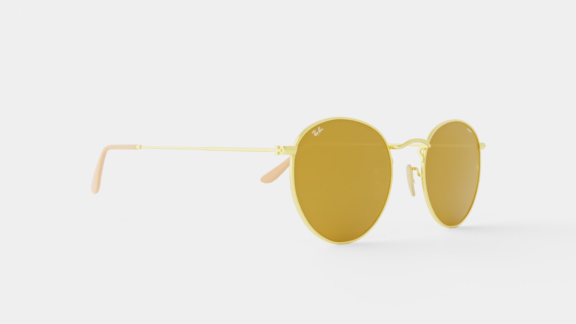 Ray-Ban Round Metal - RB3447 Sunglasses 3D - TurboSquid 2231546