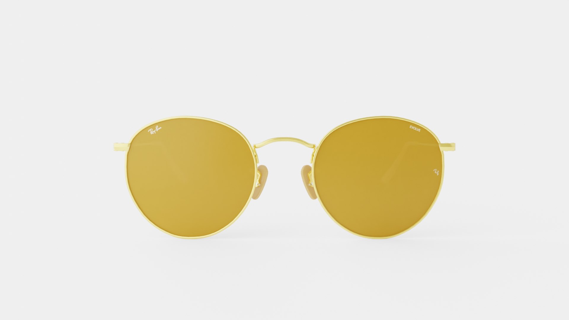 Ray-Ban Round Metal - RB3447 Sunglasses 3D - TurboSquid 2231546