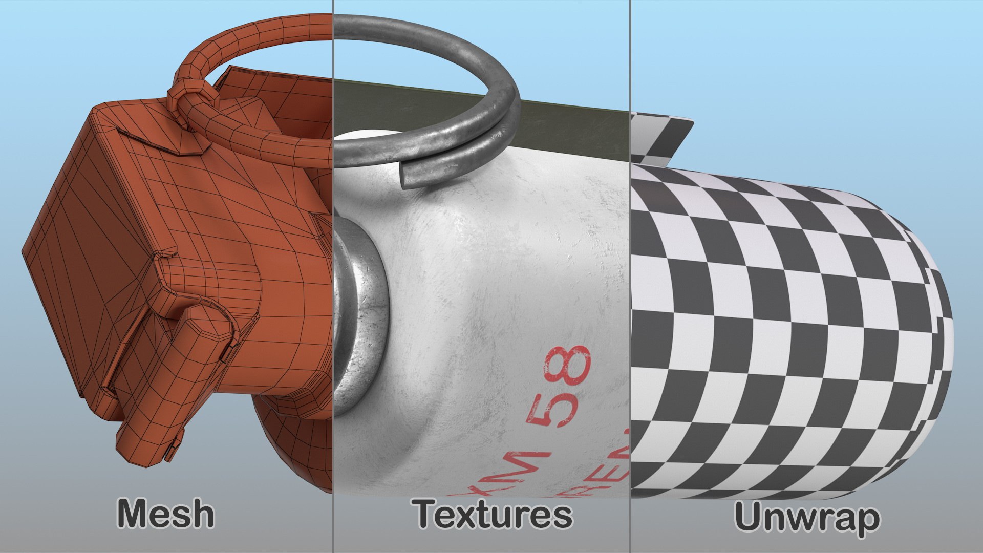 3D xm58 riot control cs - TurboSquid 1627971