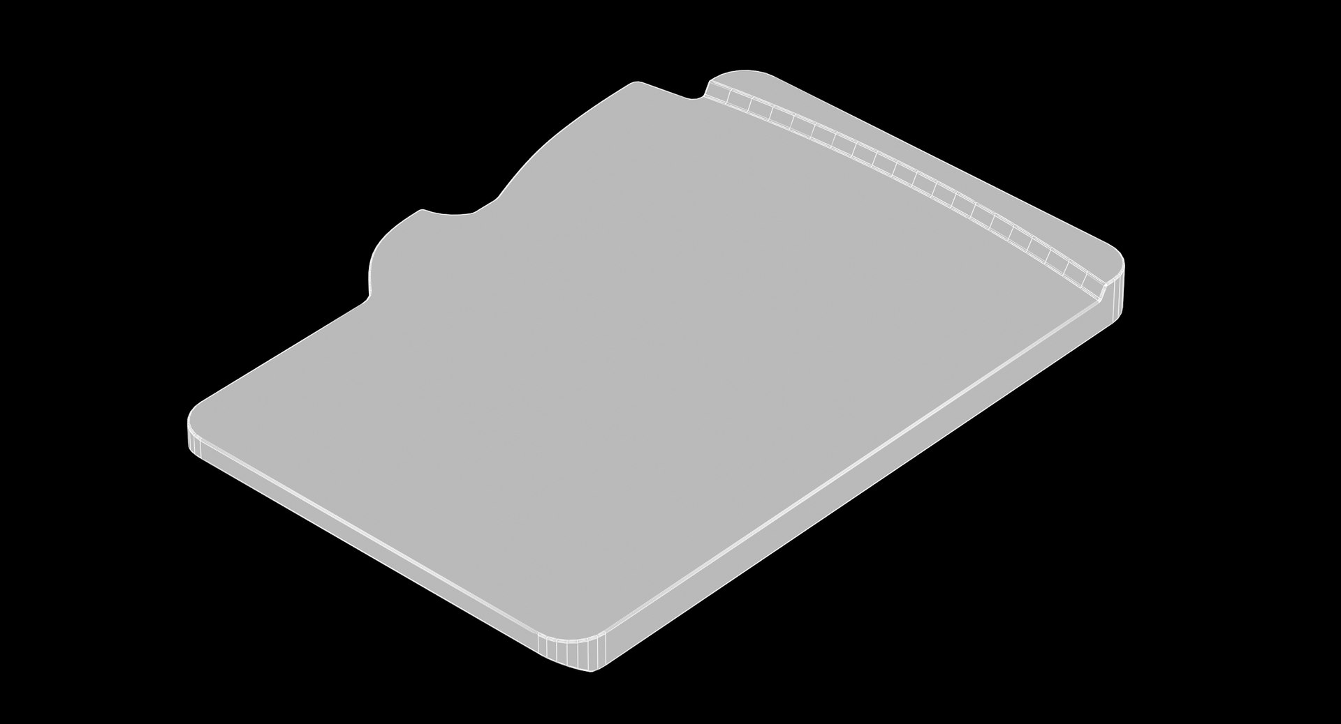 3d Model Ufs Memory Card