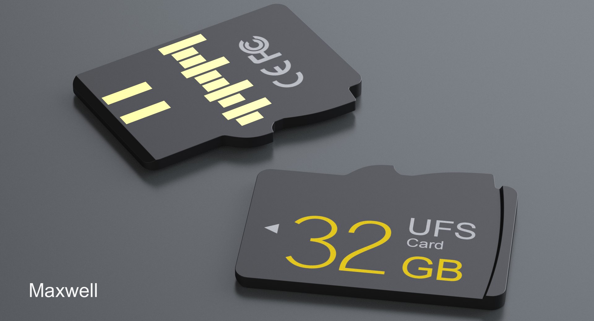 3d Model Ufs Memory Card