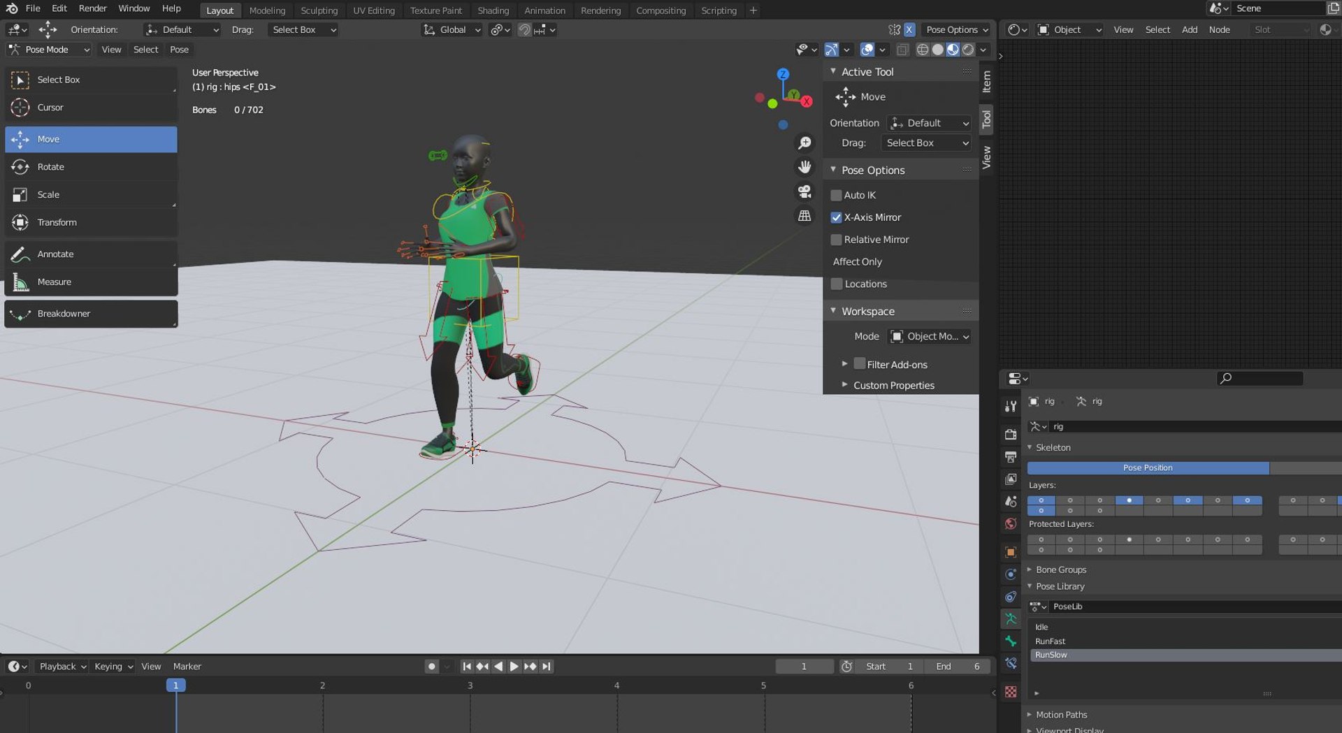 Woman Mannequin V3 Rigged In Blender 3D - TurboSquid 1764749
