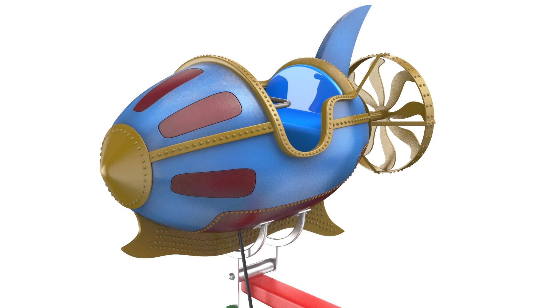 Two Detailed Carousels 3D Model - TurboSquid 2174518