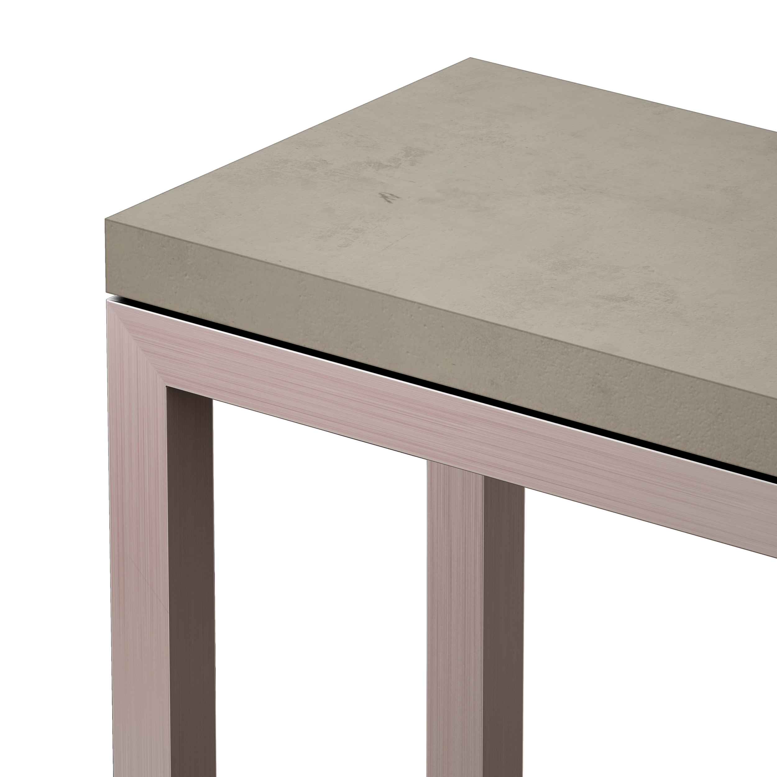 3D console concrete stainless - TurboSquid 1676951