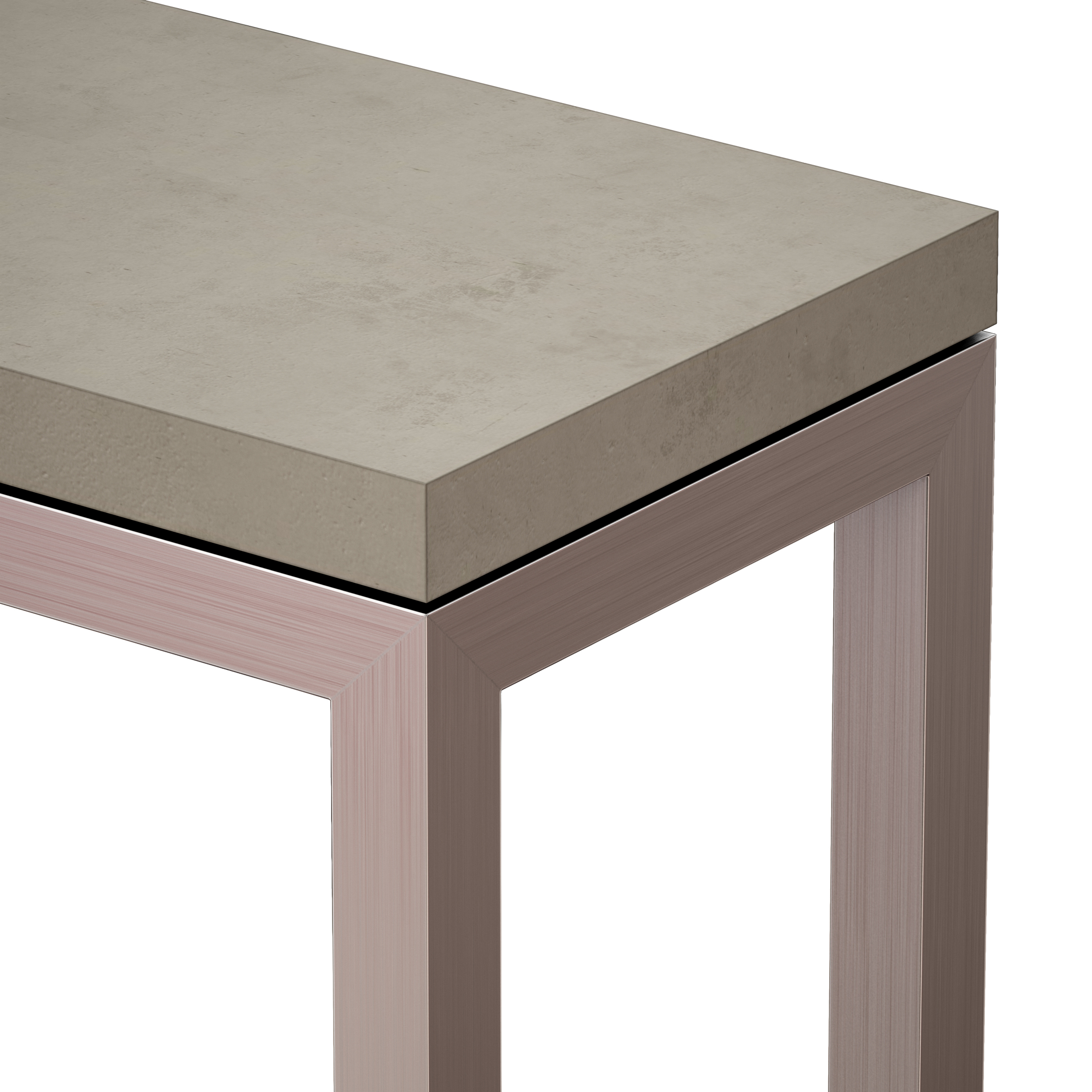 3D console concrete stainless - TurboSquid 1676951