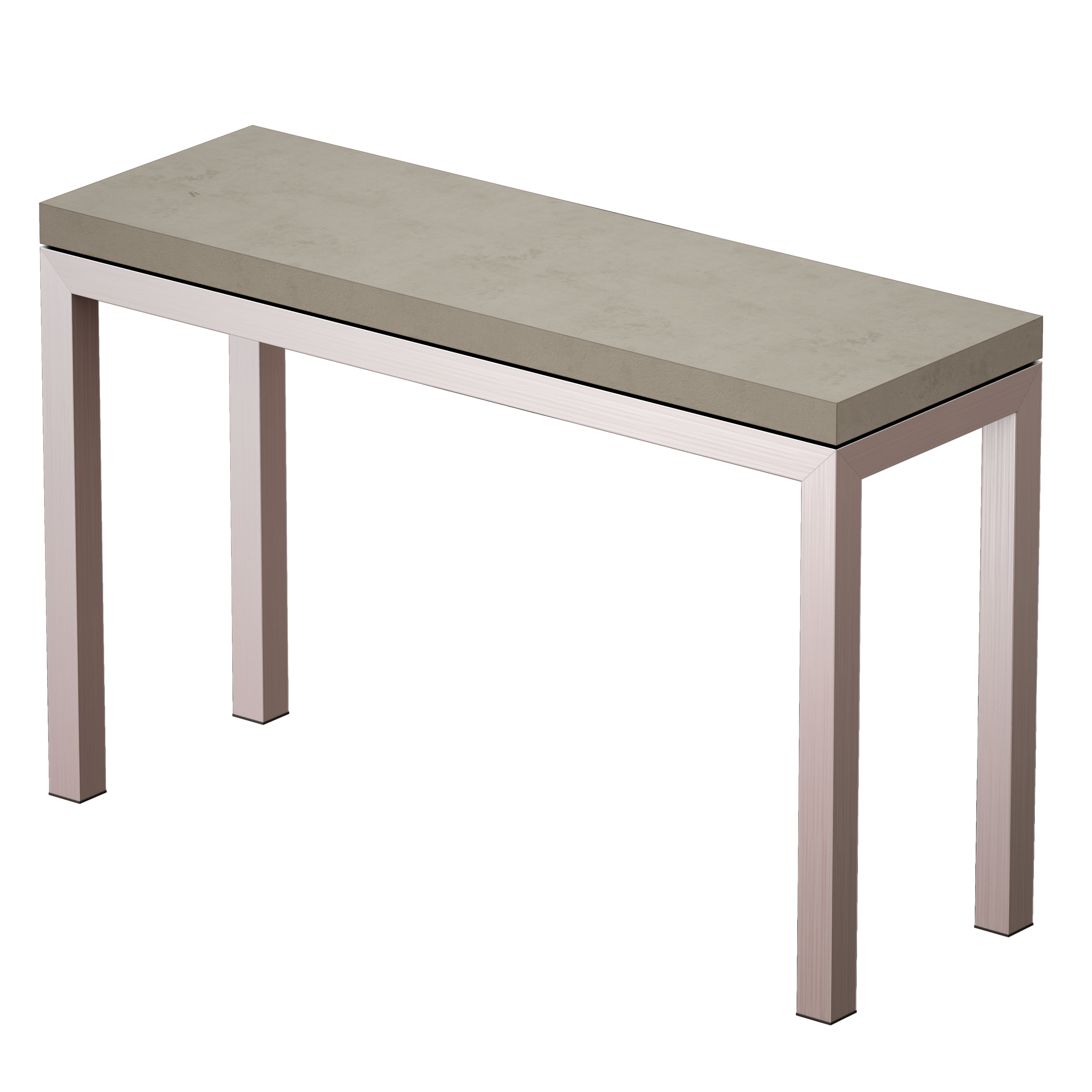 3D console concrete stainless - TurboSquid 1676951