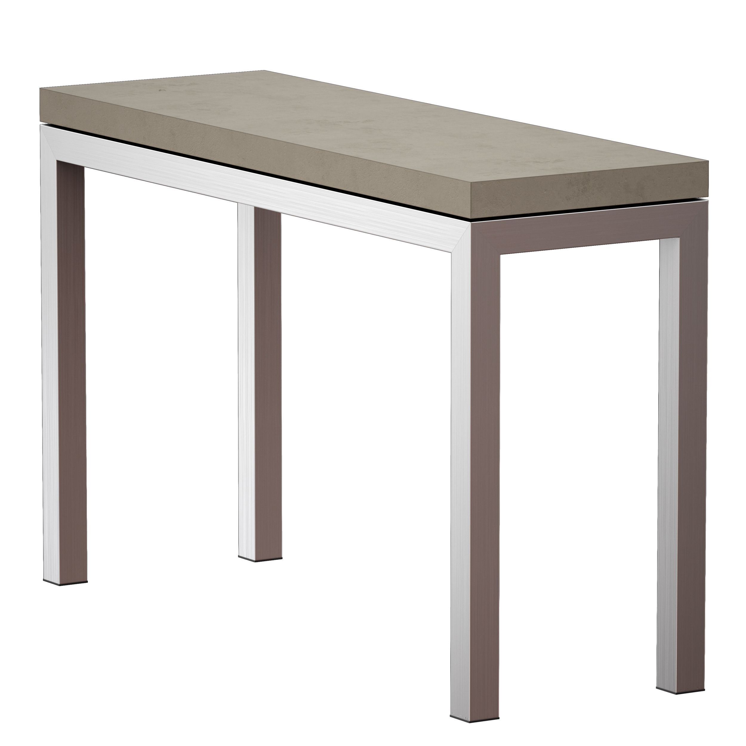 3D console concrete stainless - TurboSquid 1676951