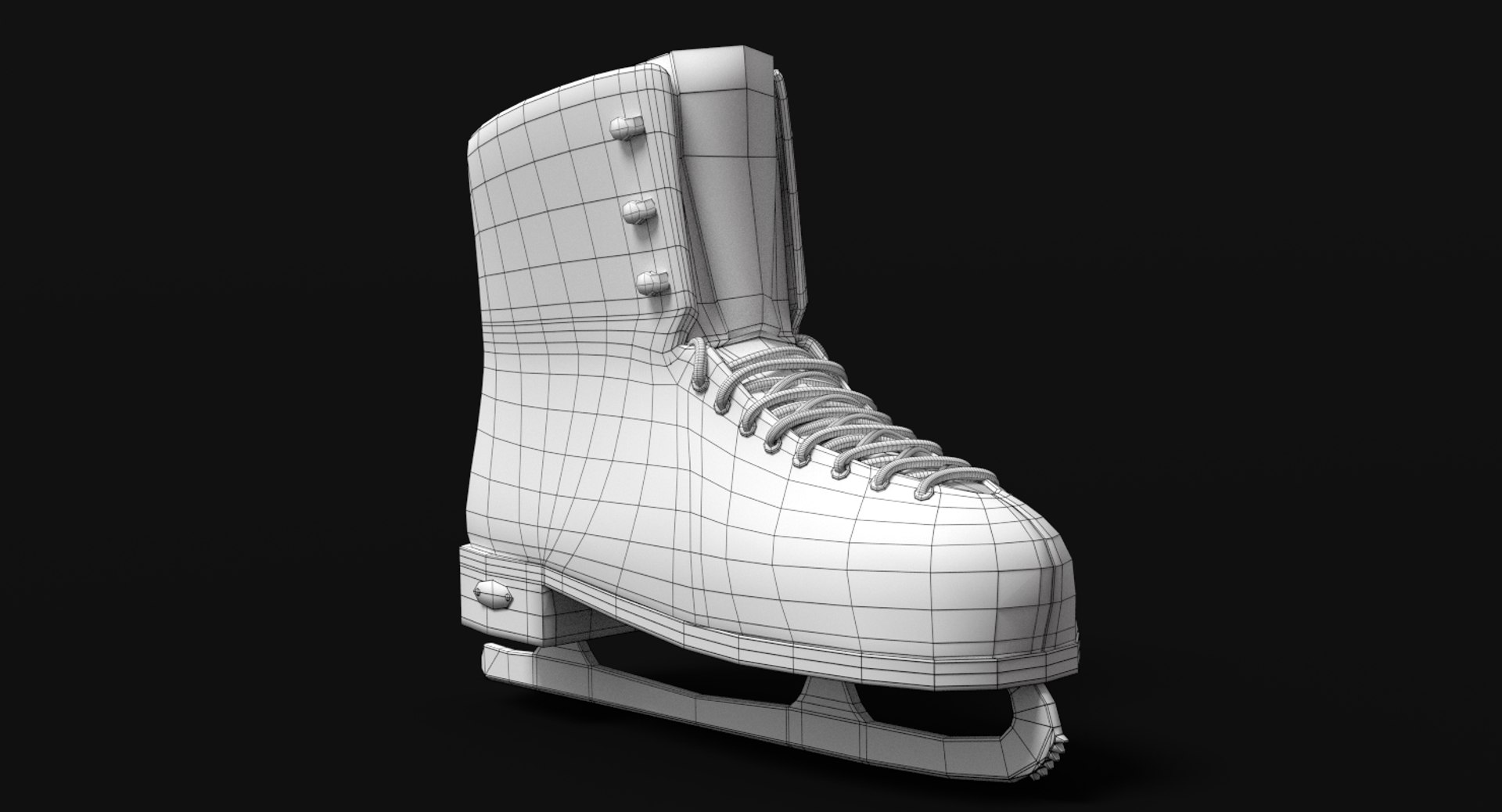 3d ice skates model