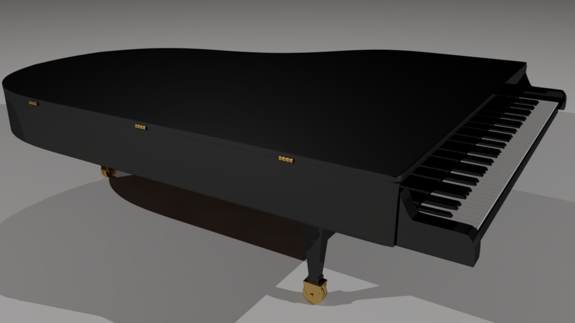 grand piano 3d ma