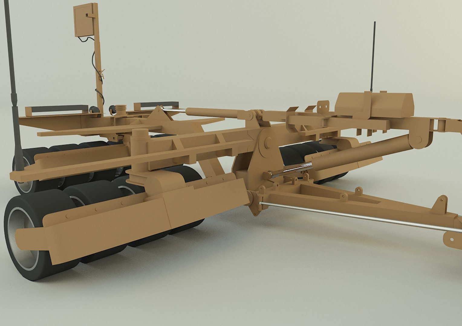 Cougar 6x6 MRAP Military Vehicle 3D Model - TurboSquid 2159332