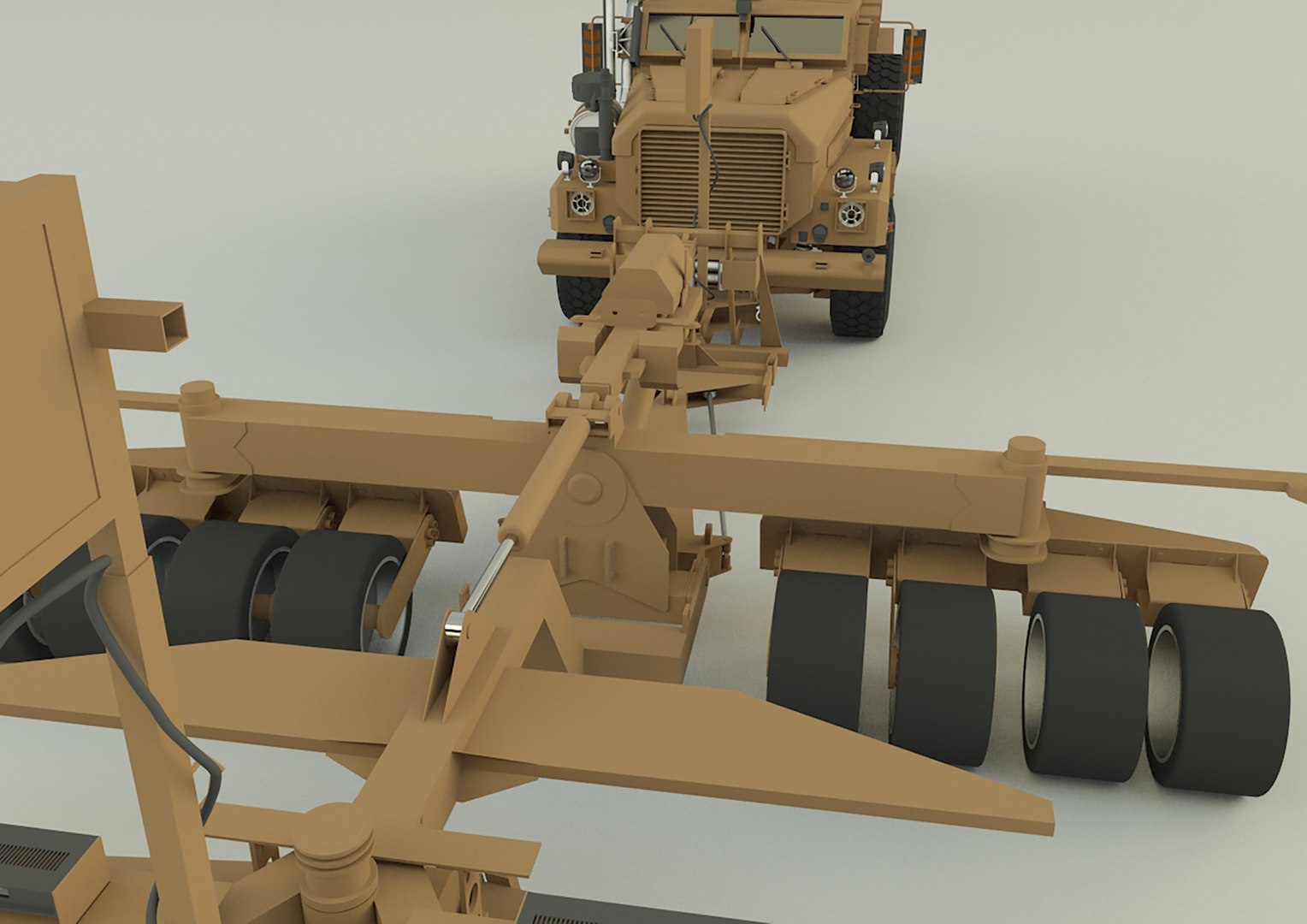 Cougar 6x6 MRAP Military Vehicle 3D Model - TurboSquid 2159332