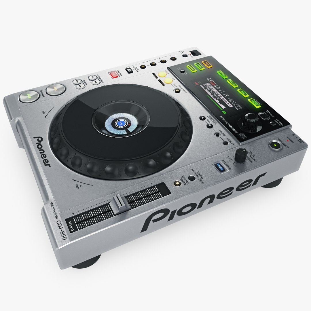 3d Model Digital Player Pioneer Cdj