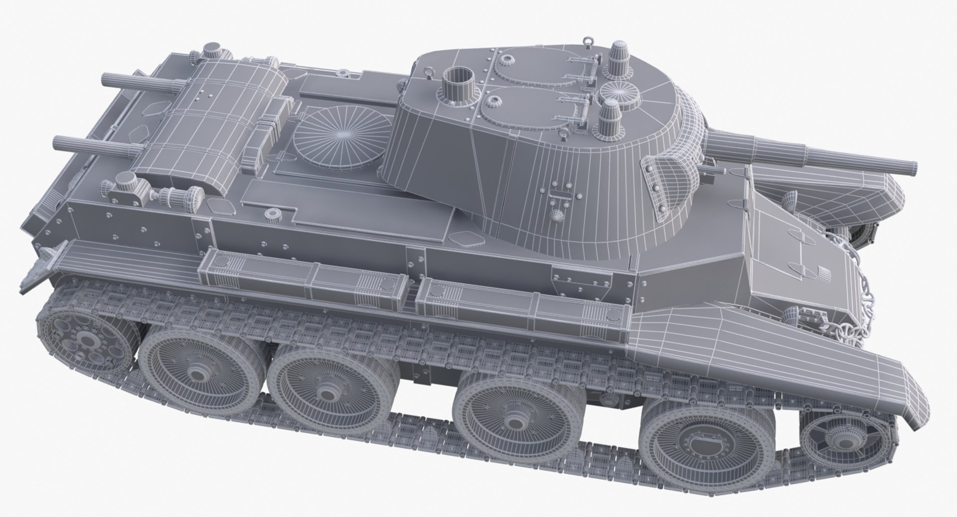 Tank Bt 7 Soviet 3D Model - TurboSquid 1174229