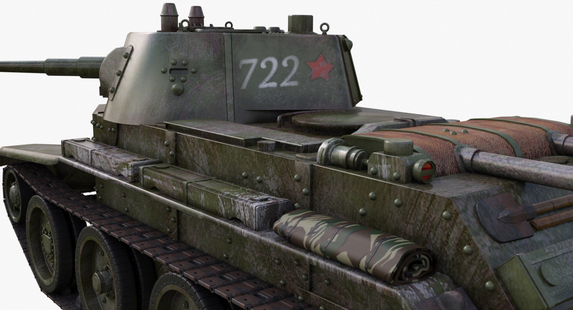 Tank Bt 7 Soviet 3D Model - TurboSquid 1174229