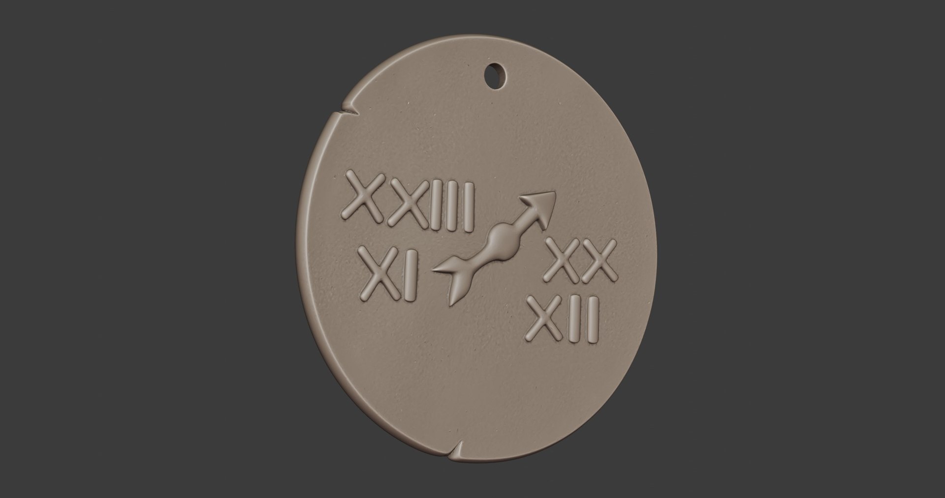 3D Model Sagittarius Pendant 3D Print Model - TurboSquid 2321606